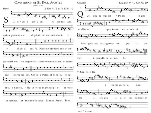 Mass for the Conversion of St. Paul : Homer L. Twigg IV